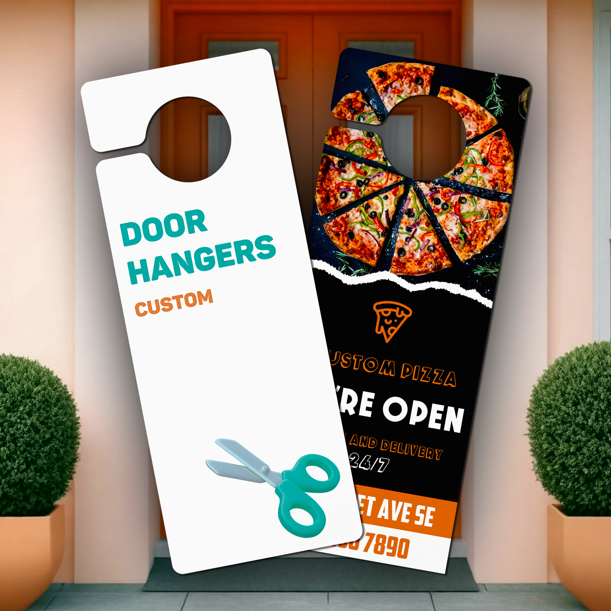 Door Hangers Custom by PRYNTY